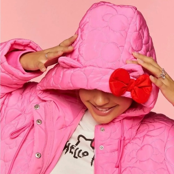 Hello Kitty | Jackets & Coats | Hello Kitty X Forever 2 Puffer Jacket ...